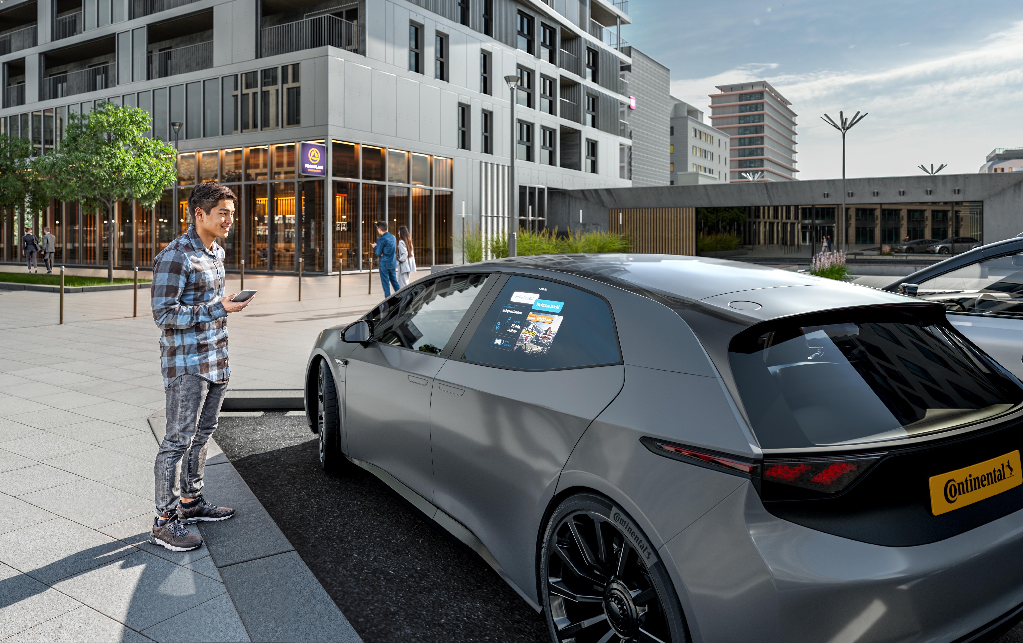 Window Projection Impressively Displays Content on the Vehicle’s Side ...