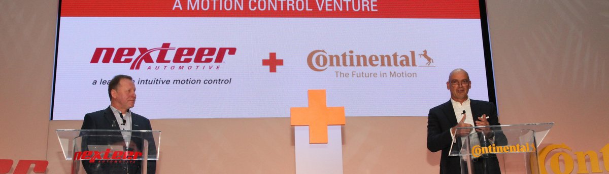 Nexteer Automotive and Continental Announce Joint Venture in Motion ...