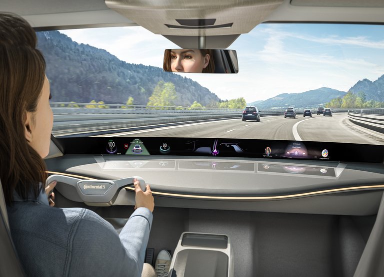 Continental Head-up Display Across Entire Windshield Enables New ...