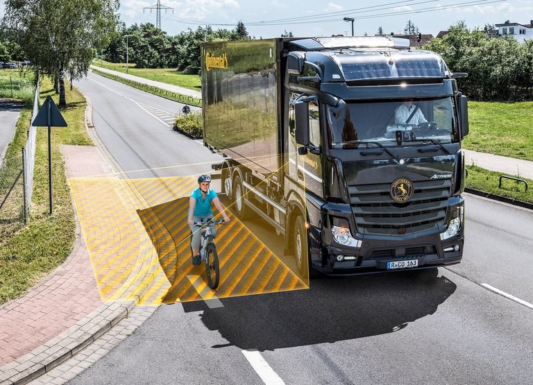 Turn Assist System for All Trucks – Continental Makes Roads Safer for ...