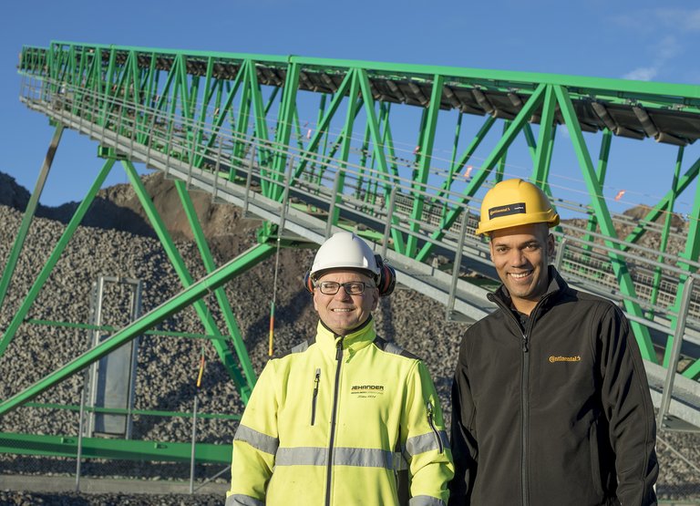 Megatunnel in Stockholm: Continental-Fördergurte arbeiten auf ...