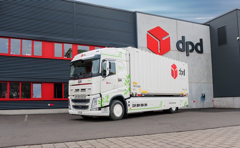 Continental bereift ersten elektrisch angetrieben DPD-Lkw in der ...