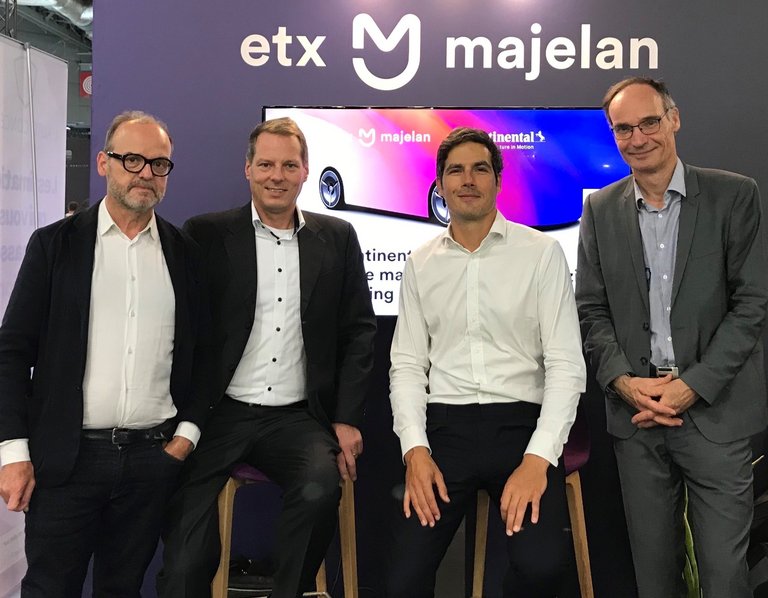Continental collabore avec etx majelan pour faire de la voiture une incroyable librairie audio ...